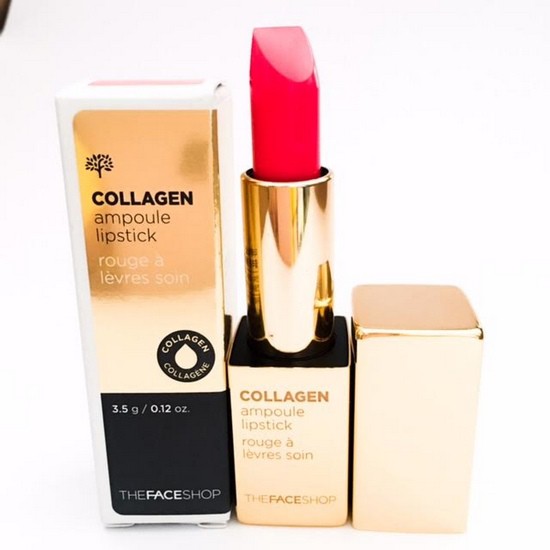 SON MÔI THE FACE SHOP COLLAGEN AMPOULE LIPSTICK